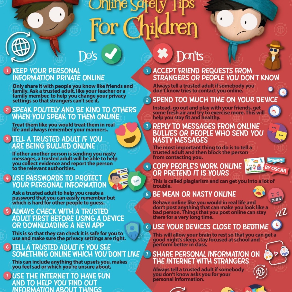 Priory Woods School & Arts College - Online Safety Tips for Children